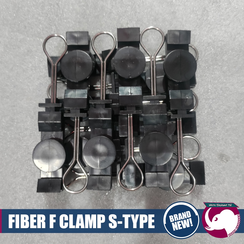Fiber Optic Cable Clamp S-Type F Clamp FTTH Clamp 12PCS | Shopee ...