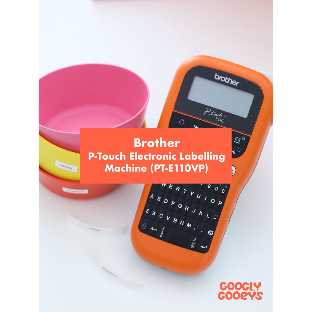 Brother P-Touch Electronic Labelling Machine PT-E110VP, DIY Hobby Craft ...