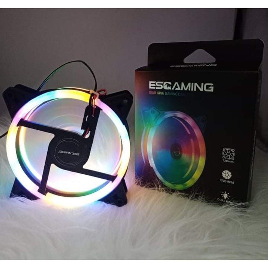 Inplay M10 Rainbow Rgb 120mm Led Cooling Silent Fans Cpu fan cooler ...