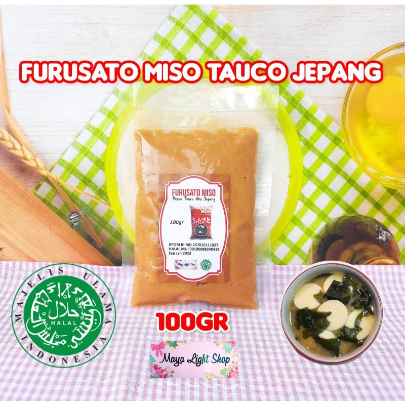 Miso 100gr halal Japanese tauco furusato miso soup broth flavoring ...