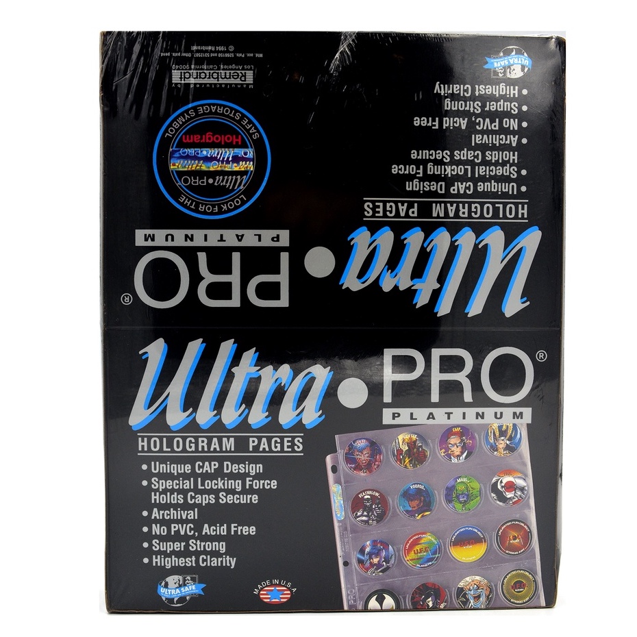 1 Box (100 pages) Ultra Pro Platinum Series 20 Pocket Hologram Pages ...