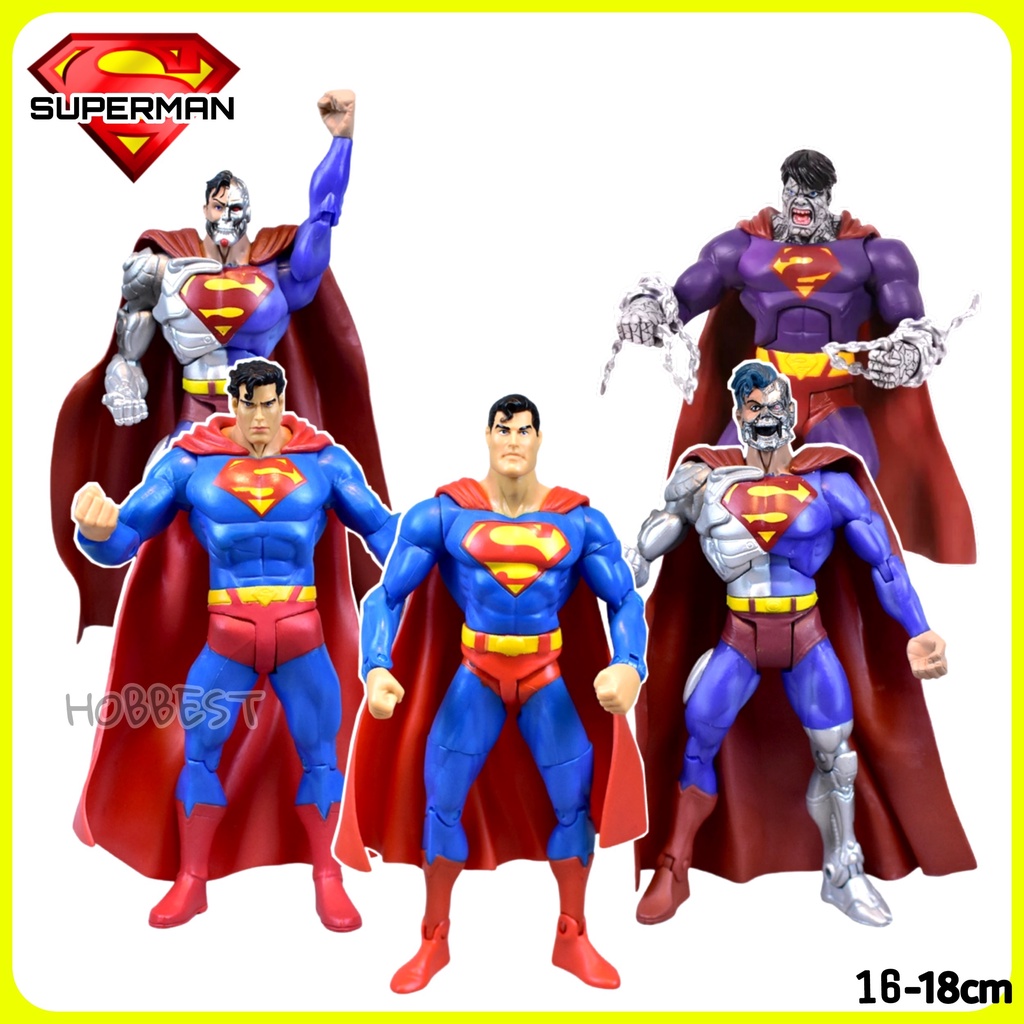 Dc HEROES Action Figure: SUPERMAN - Miniature Display Toy Topper Super ...