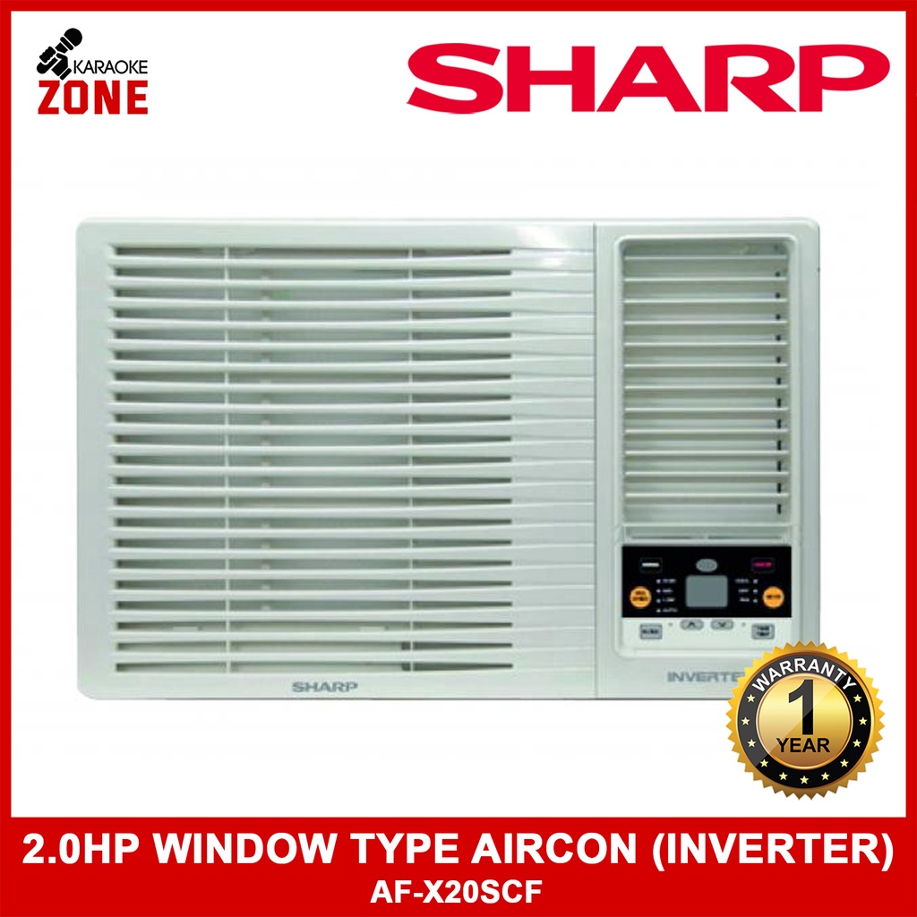 Sharp Aircon / Sharp AF-X20SCF 2.0 HP Window Type Aircon (Inverter ...