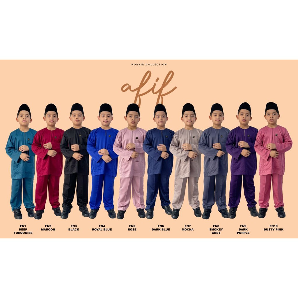 BAJU MELAYU by NORHIR COLLECTION - BAJU BUDAK, TELUK BELANGA, ROYAL ...