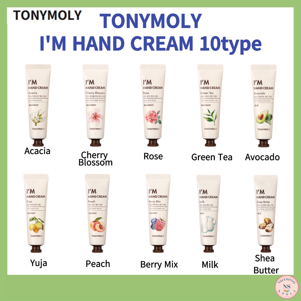 [TONYMOLY]I'M HAND CREAM 10Type K-Beauty Korea | Shopee Philippines