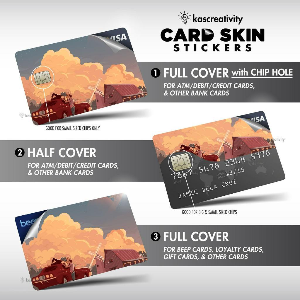 ORIGINAL Card Skin Stickers (for ATM, Credit Debit, Beep Cards, Loyalty ...