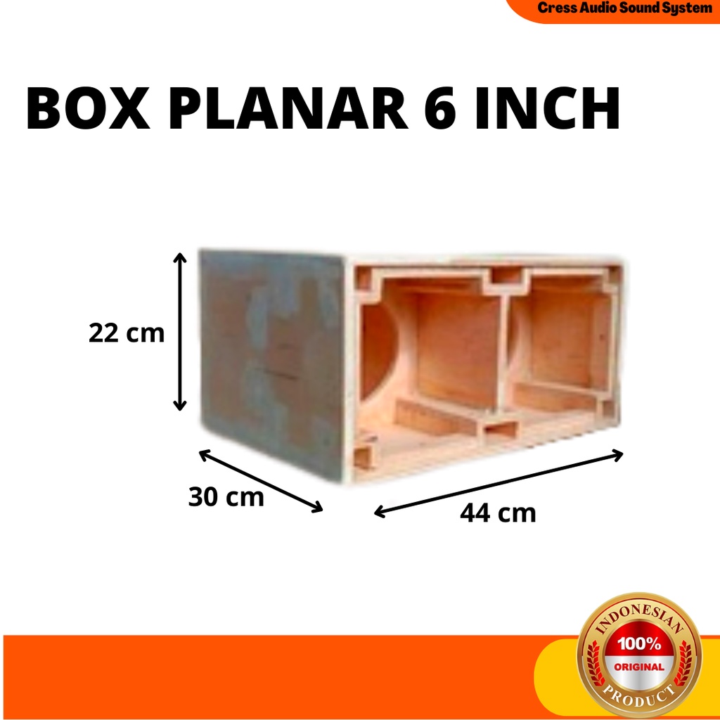 Box Sound System Speaker planar 6inch doble Plywood 12mm | Shopee ...