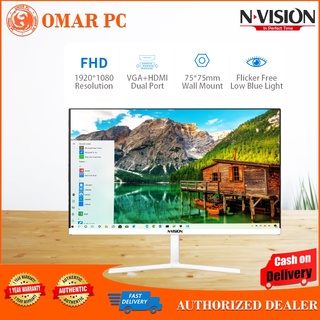 Nvision N2455 PRO 24 inch FRAMELESS 100HZFHD MONITOR (WHITE) | Shopee ...