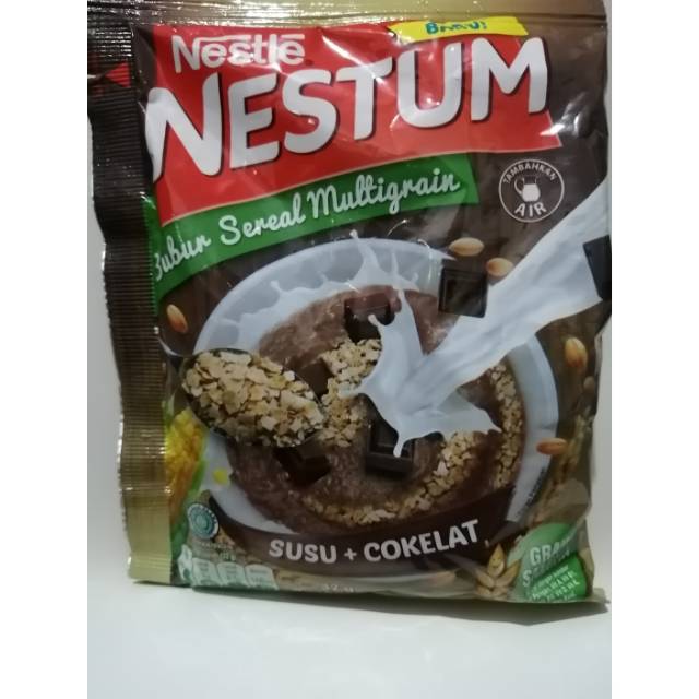 Nestle Nestum Porridge Multigrain Cereals Milk Flavor + Chocolate 30 Gr ...
