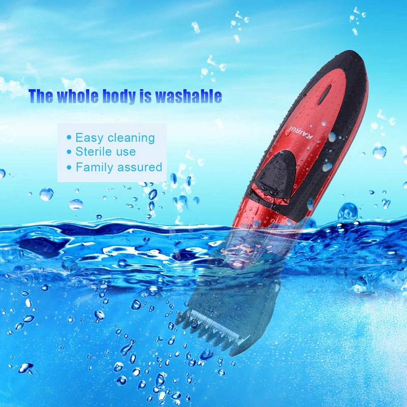 Kairui Rechargeable Waterproof Electric Adult Hair Clipper Razor ...