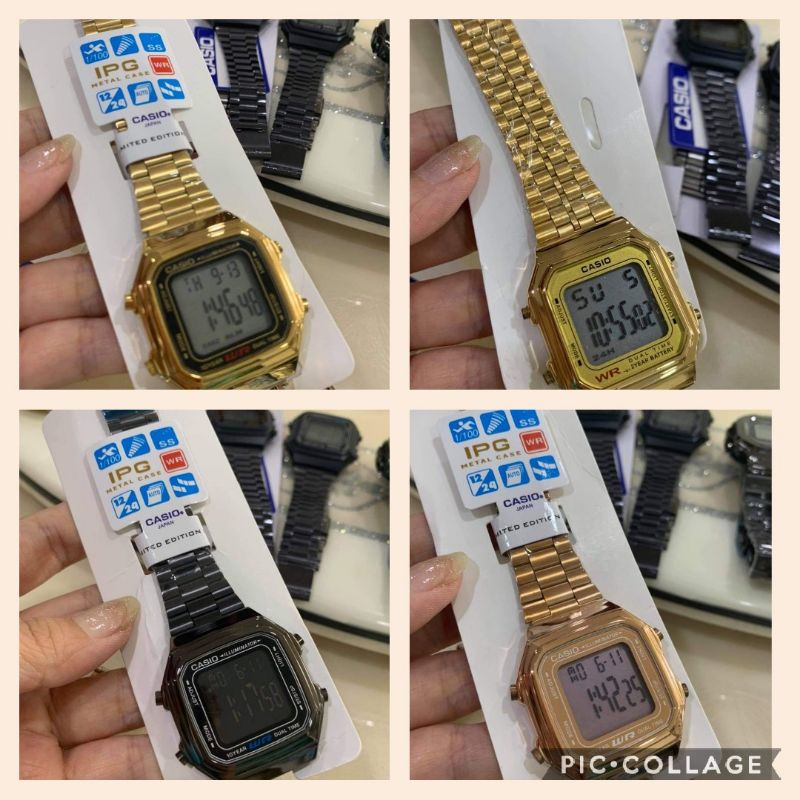 Casio digital watch Stainless Steel watch with complete package ...