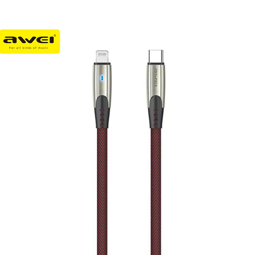 Awei CL-119L Quick Charging Fast Charge PD 20W Type-C To Light Cable ...