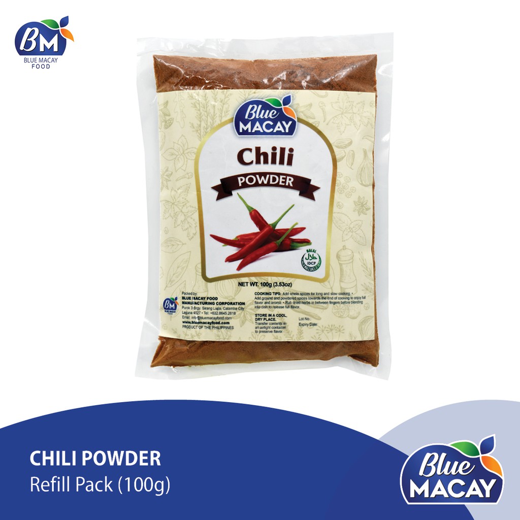 Blue Macay Chili powder – 100g Premium Quality Pure High-Grade Spice ...