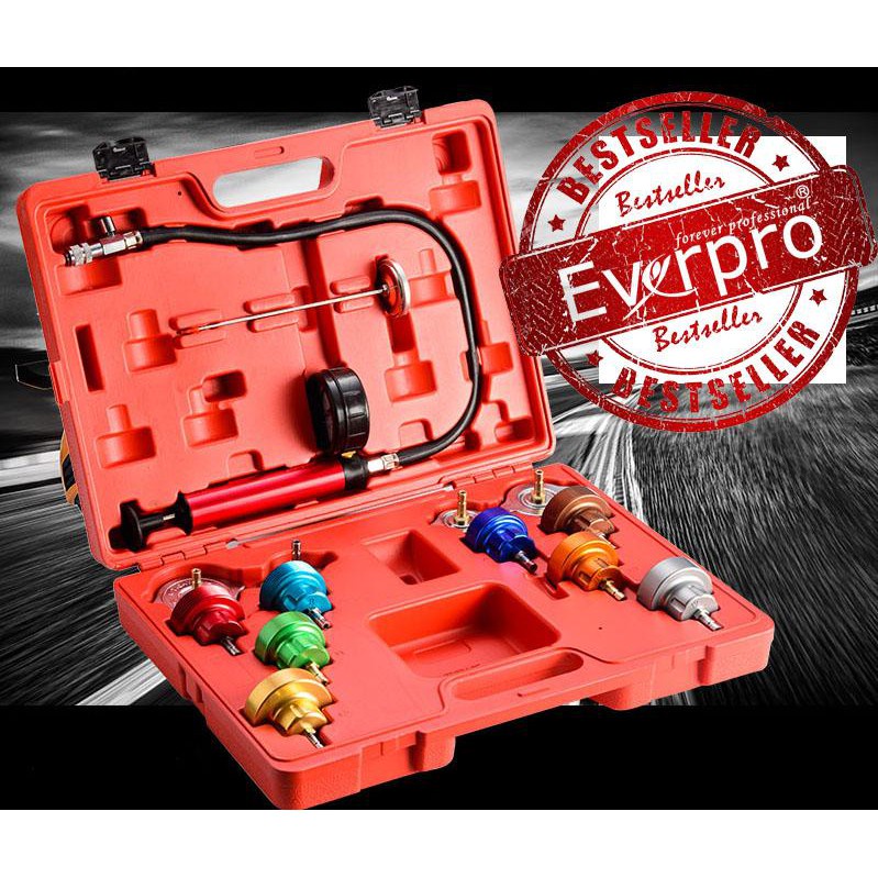 Radiator Pressure Tester Pump Leak COOLING SYSTEM Checker Aluminum ...