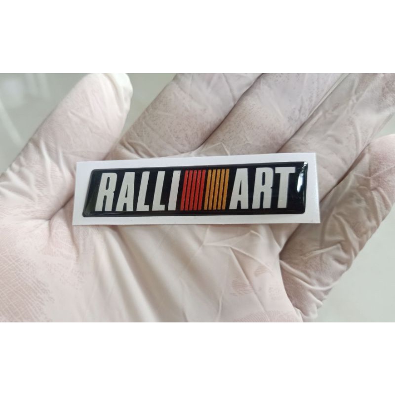 Ralliart Stickers Embossed Stickers | Shopee Philippines