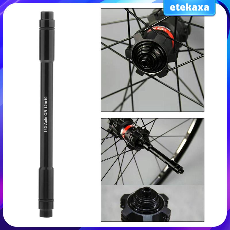 Bike 12mm to 10mm Thru Axle Quick Release Hub Conversion Skewer Adapter ...