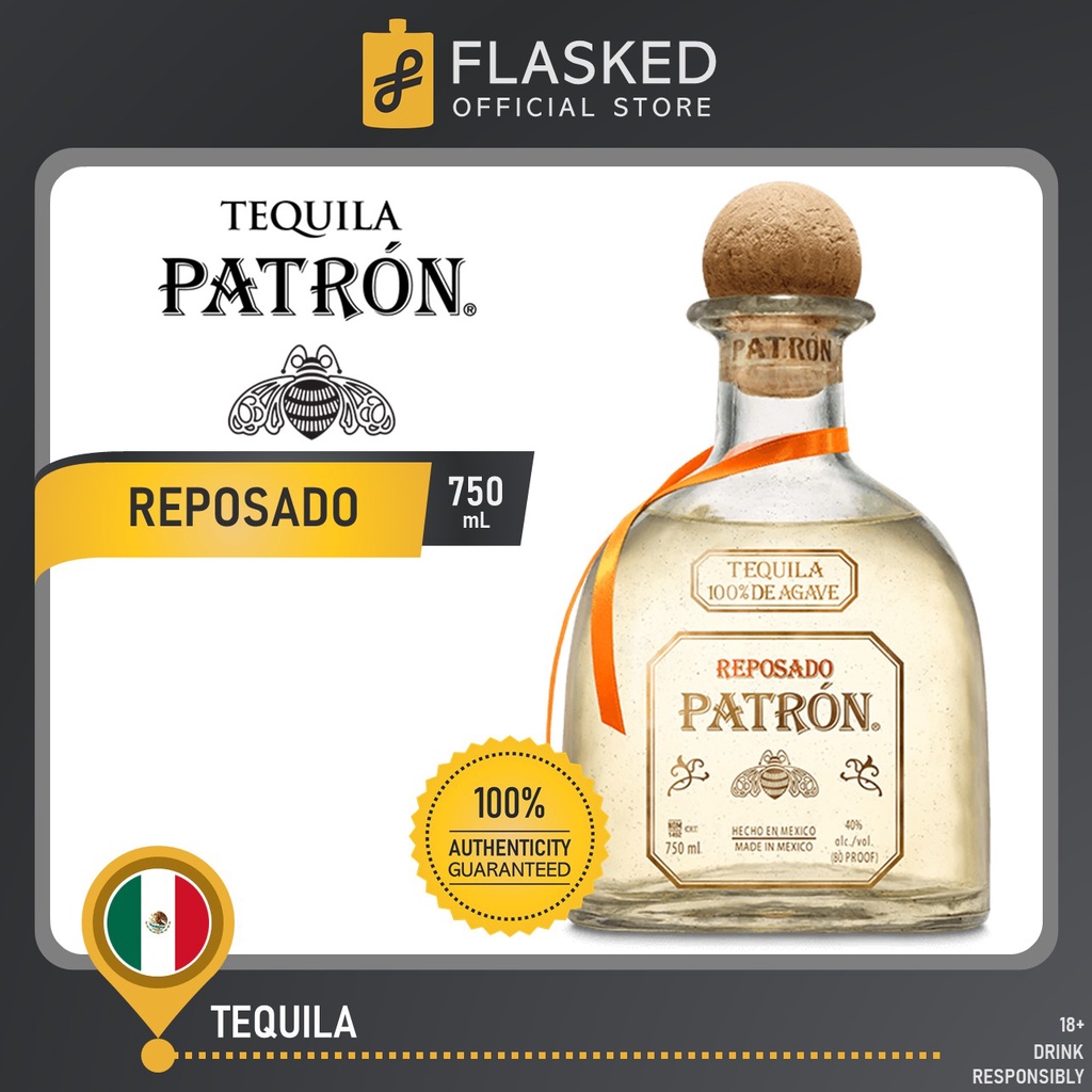 Patron Reposado Tequila 750mL | Shopee Philippines