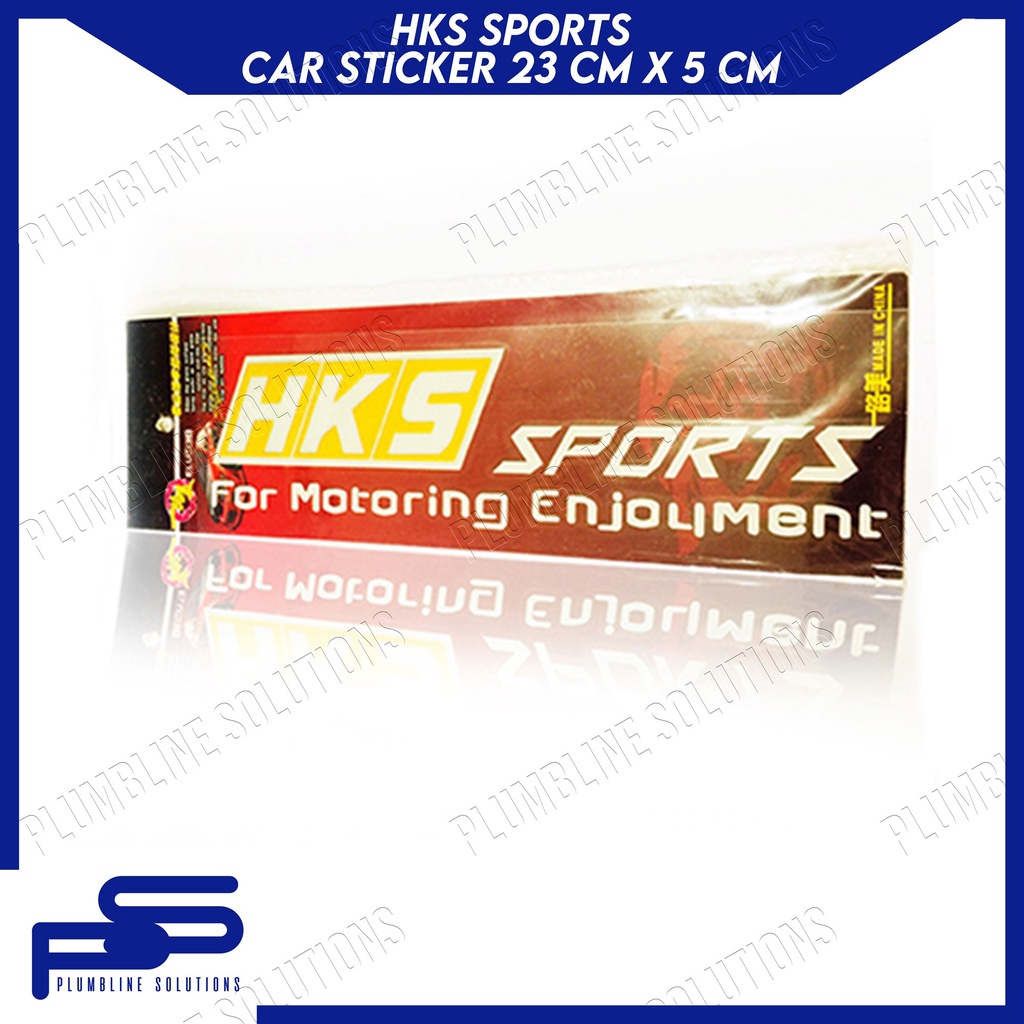 HKS / Motorsport Emblem Sticker Innovative Design Decals No Rusty DIY ...