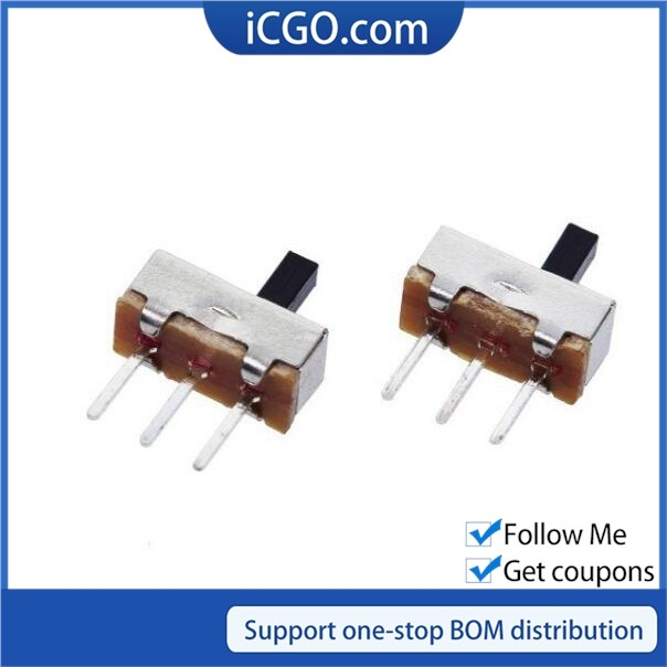 10pcs Interruptor on-off mini Slide Switch SS12D00 SS12D00G3 3pin 1P2T ...