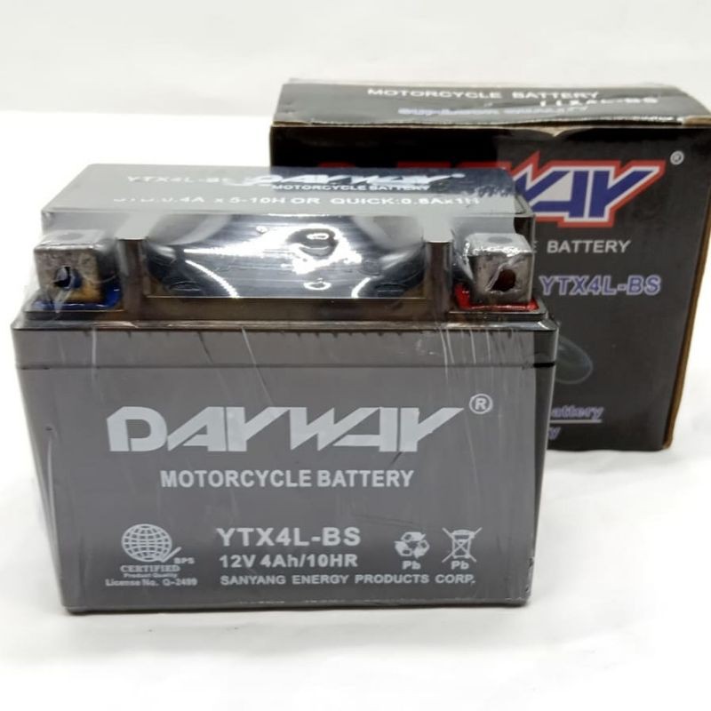 Dayway Battery 2.5 3L 4L 5L 5A 6.5 For Motorcycle | Shopee Philippines