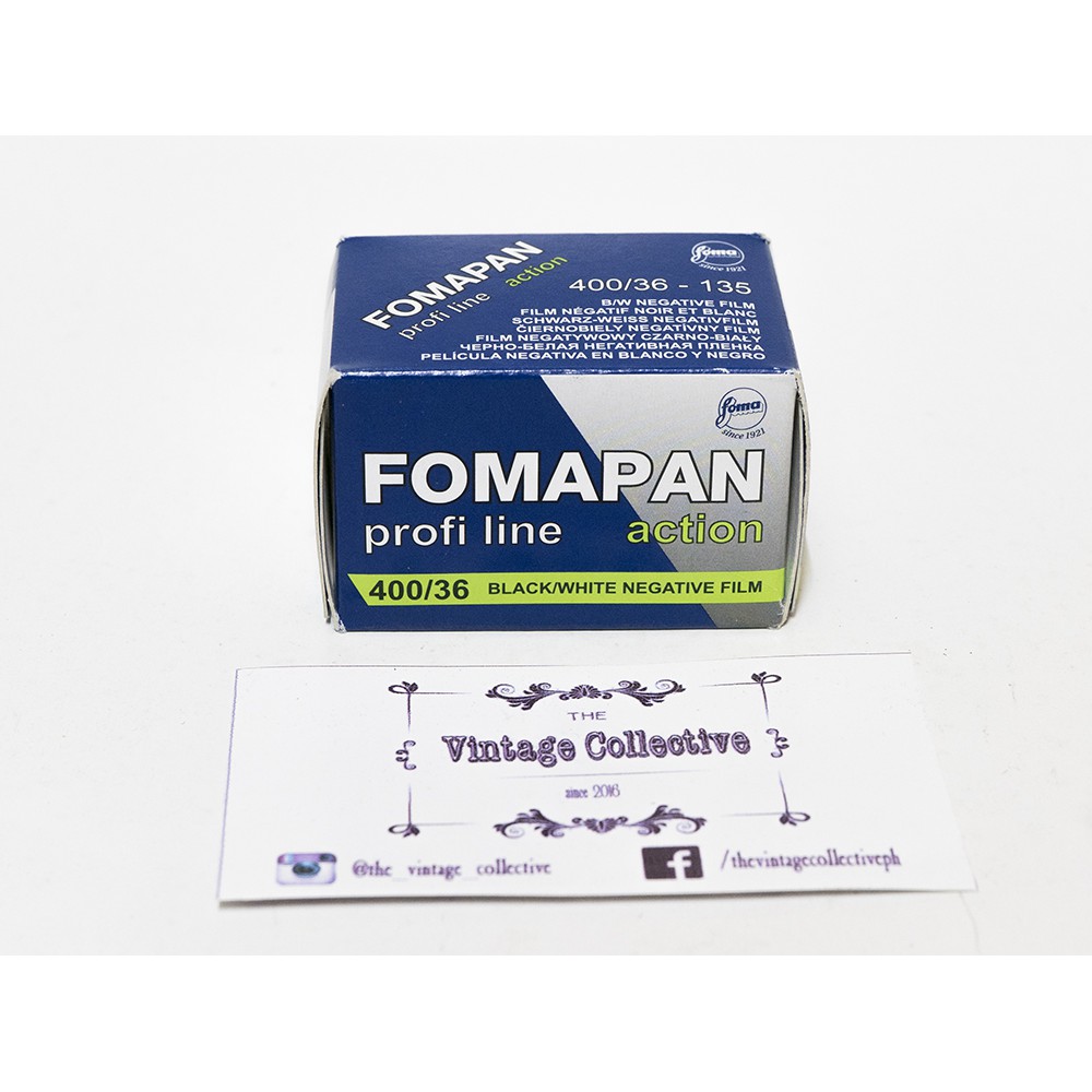 Foma Fomapan Action 400 35mm B&W Negative Film (36 shots) | Shopee ...