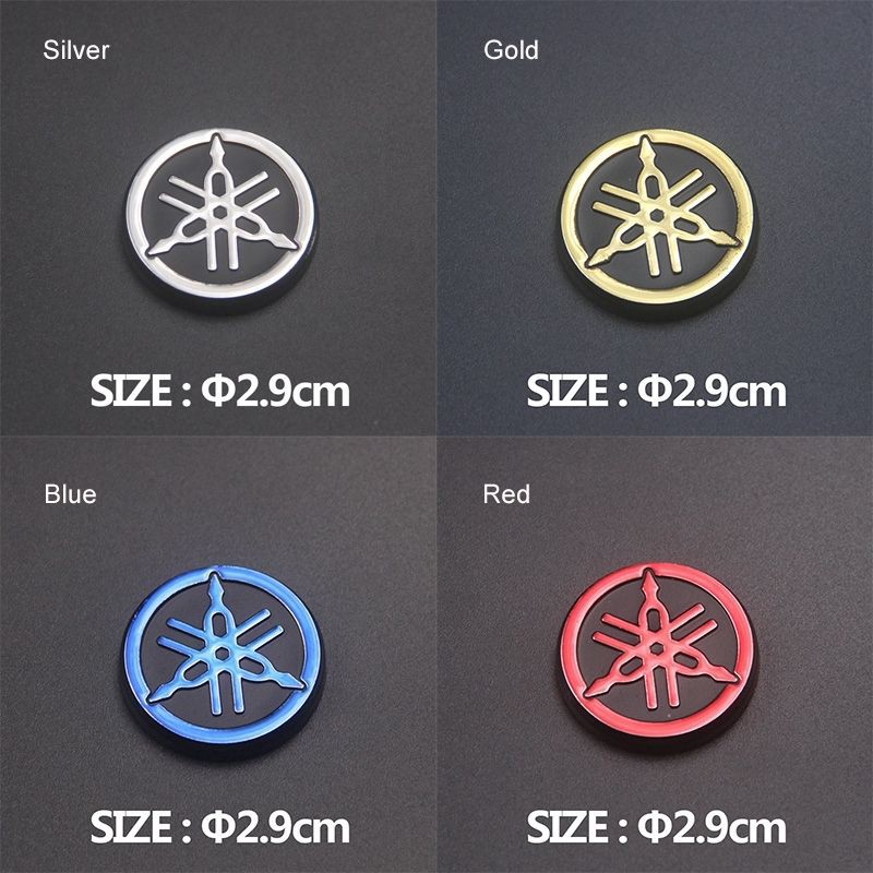 2pcs Yamaha Genuine Logo Emblem for Mio 30mm/3cm ( Silver / Gold / Red ...