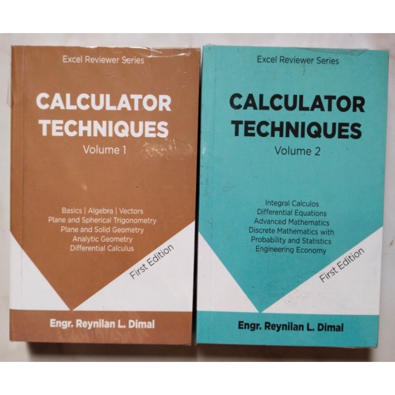 CALCULATOR TECHNIQUES Vol.1&2 by dimal | Shopee Philippines