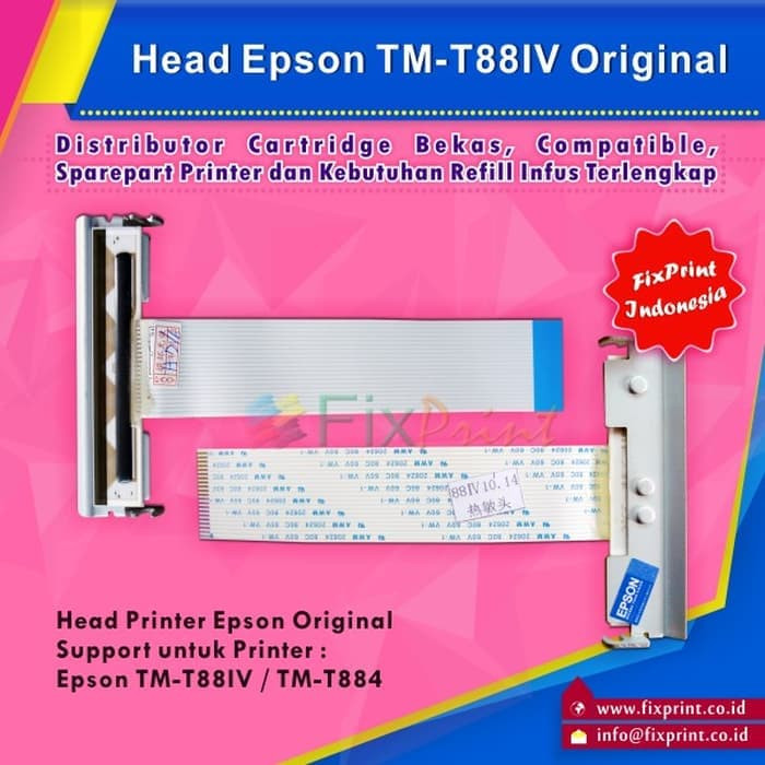 Epson TM-T88IV TMT88IV T88IV TM T88IV TM-T884 TMT884 T884 Printer Head - NEW FSB3322 | Shopee ...