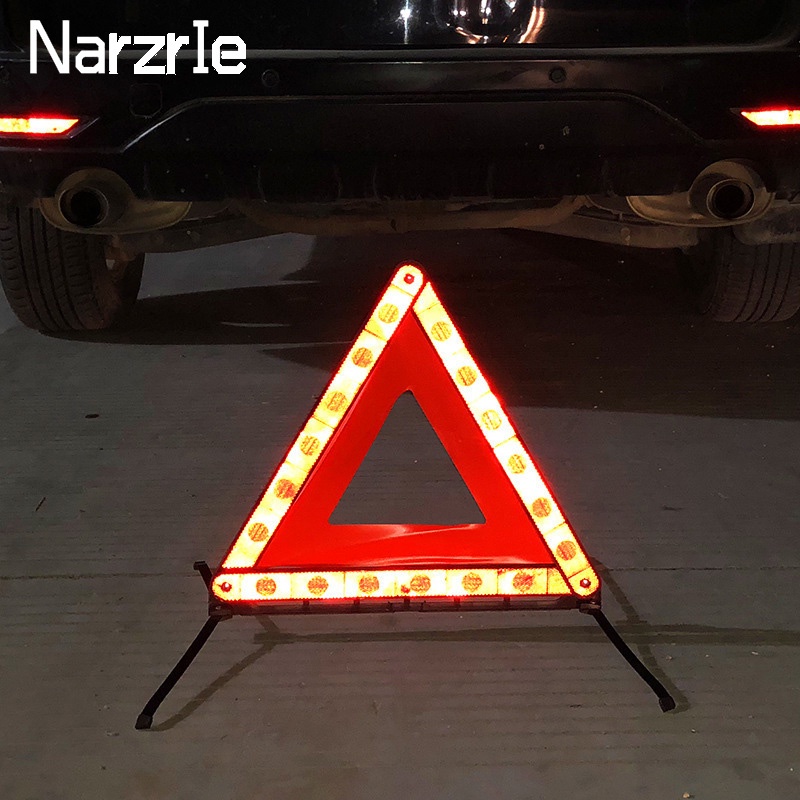 Car Emergency Breakdown Warning Triangle Red Reflective Safety Hazard ...