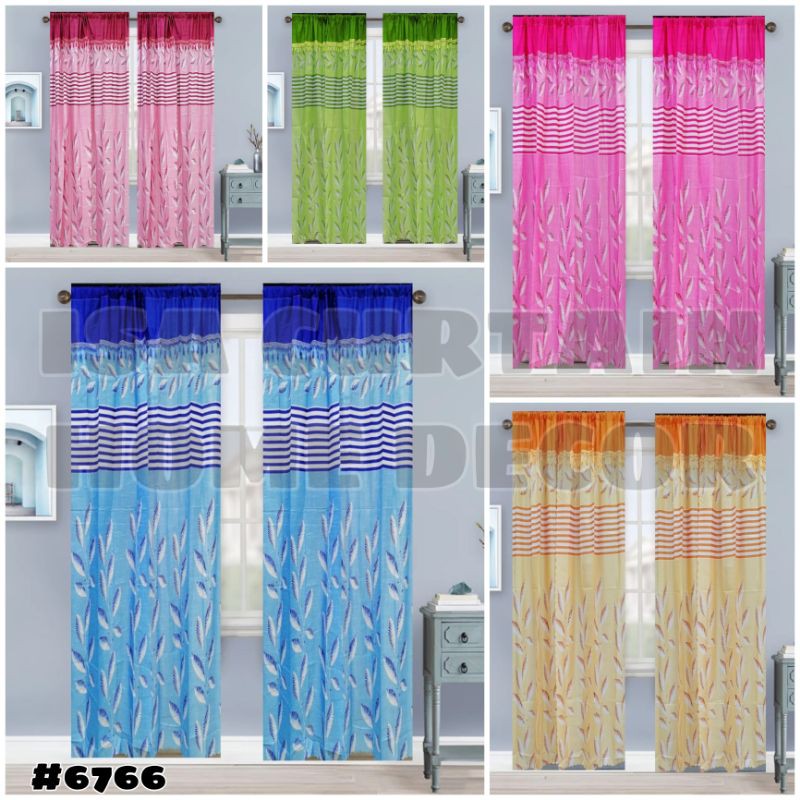 Sheering Curtain Good Quality Simple Curtain Without Ring Kurtina ...