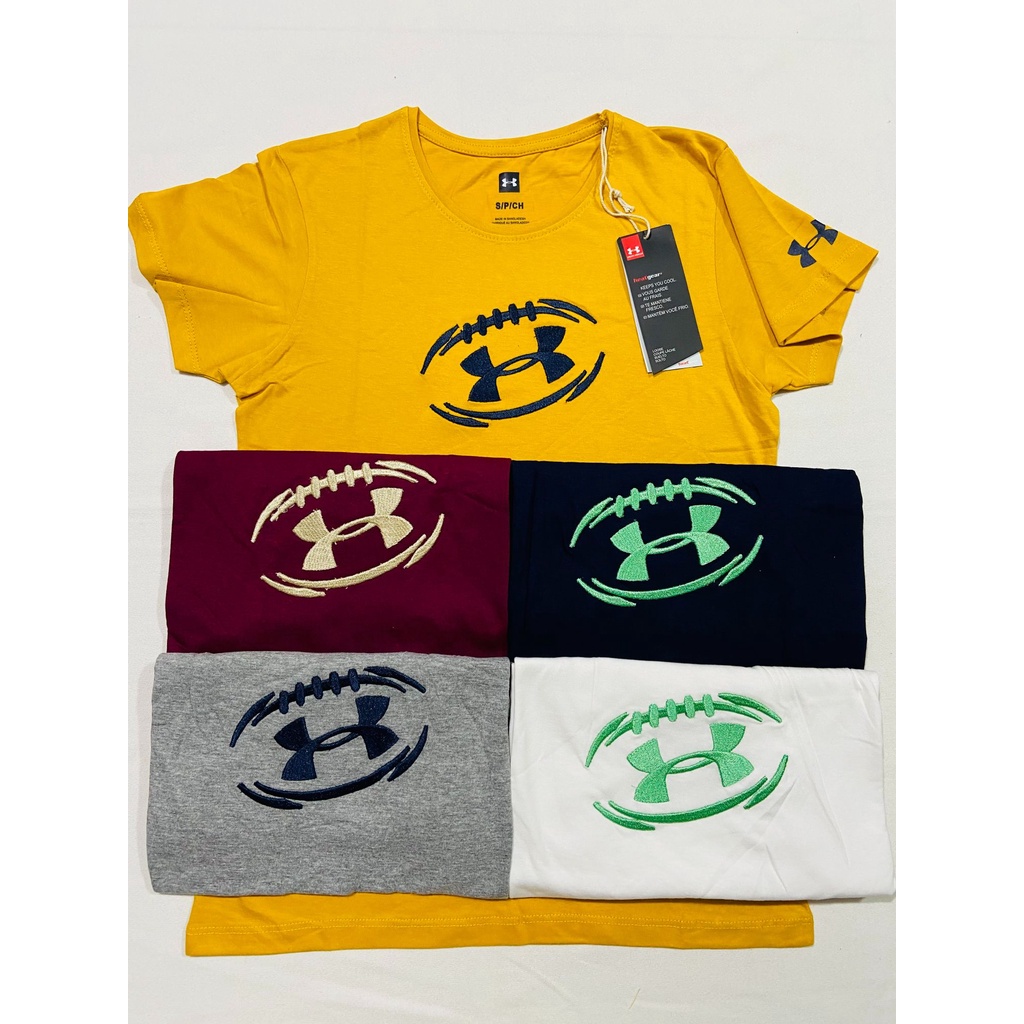 10C U.N.D.E.R. A.R.M.O. WOMEN Overrun T-shirt Embroidered | Shopee ...