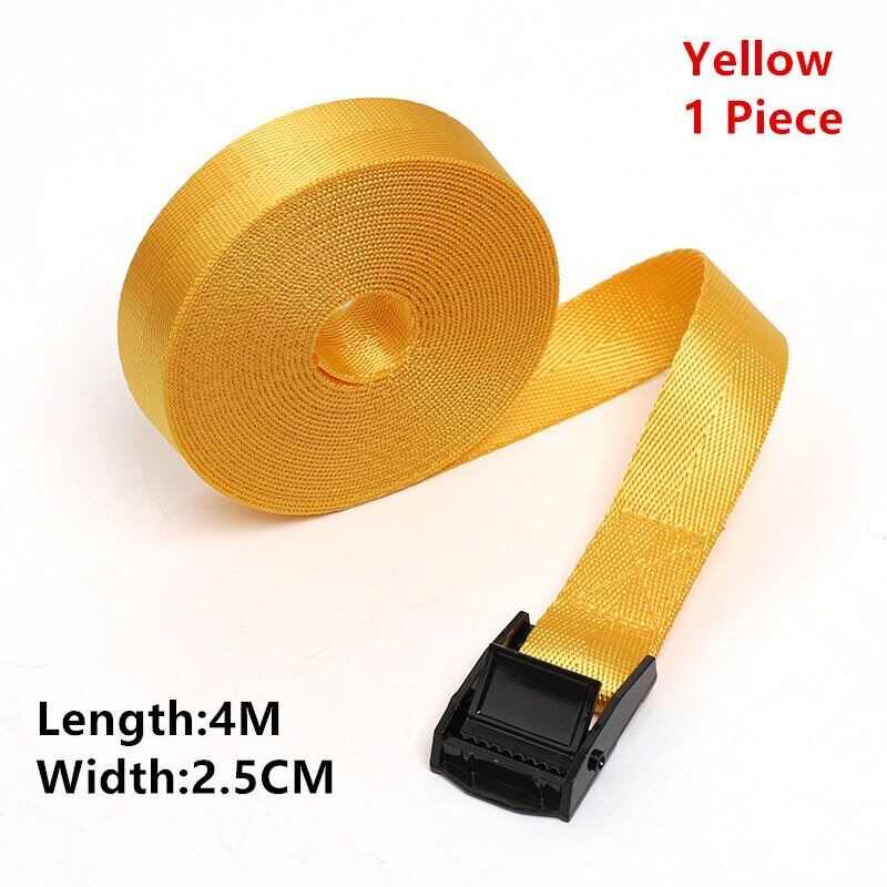 4 Meters Tensioning Belts Adjustable Cargo Straps Buckle Nylon Webbing ...