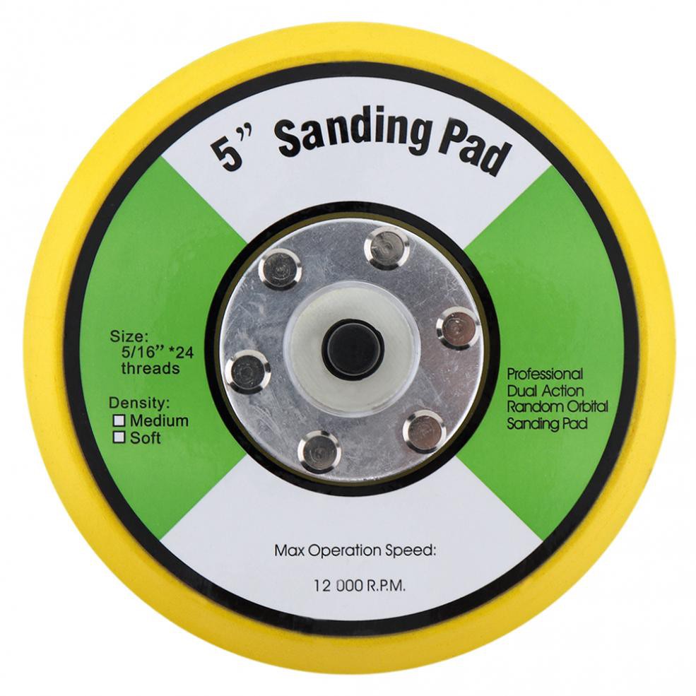 5 Inch Professional 12000RPM Dual Action Random Orbital Sanding Pad ...