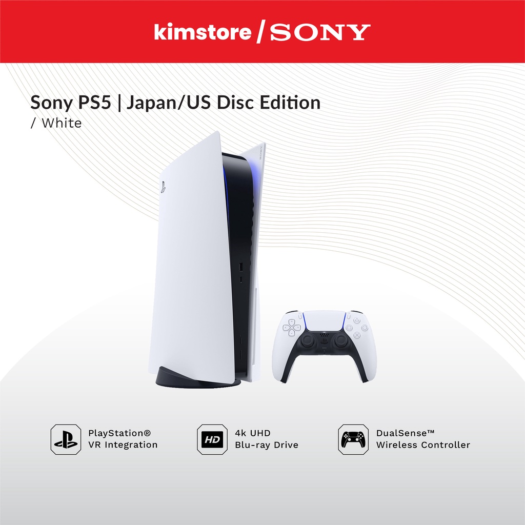 Sony Playstation PS5 White (Disc Edition) | Shopee Philippines