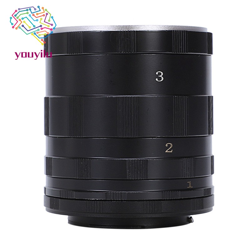 3 Steps Macro Extension Ring Tube FOR all nikon dslr slr uk | Shopee ...