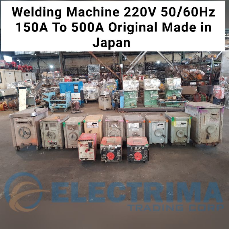 Welding Machine 150A to 500A 220V 50/60hz HITACHI NATIONAL DAIDEN ...