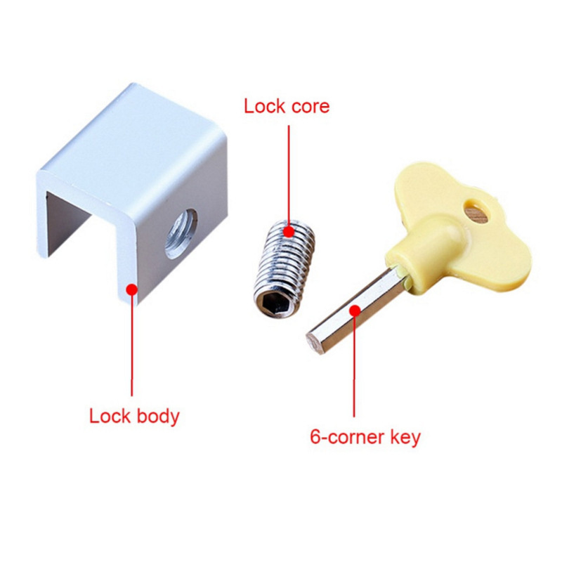 1Set Door and Window Stopper Child Window Lock And Window Screen Lock ...