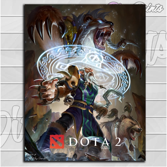 Movie Game Anime DOTA 2 Posters Photopaper | Shopee Philippines