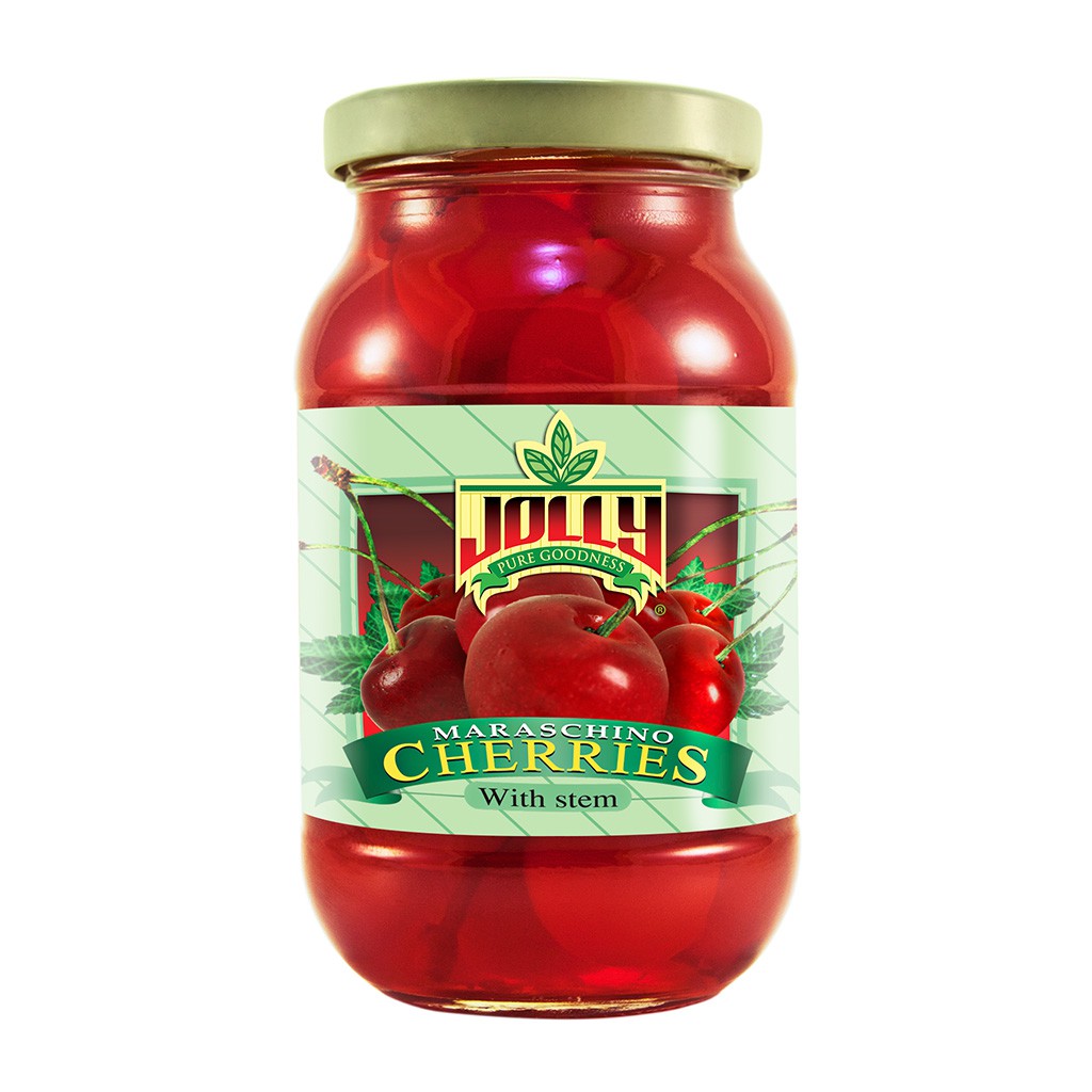 Jolly Maraschino Cherries with Stem 284g | Shopee Philippines