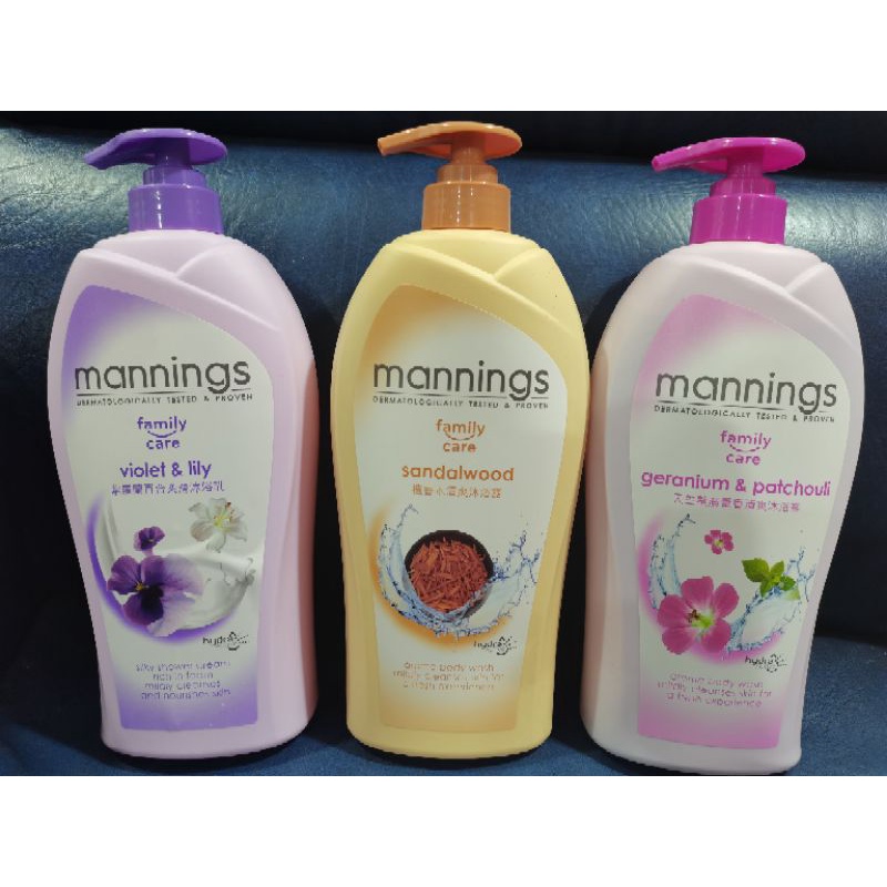 MANNINGS Silky Shower Cream/Body Wash 1000ml | Shopee Philippines