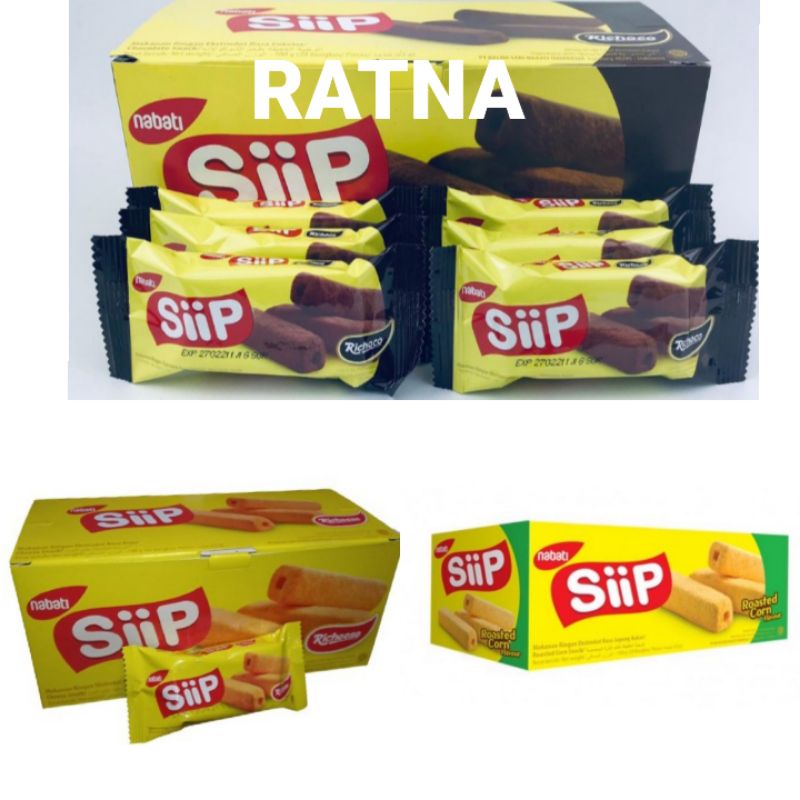 Siip / SIP NABATI CHEESE/ CHOCOLATE (1 Box contains 20 sachets ...