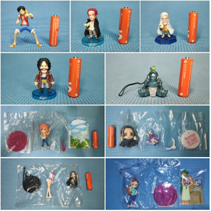 *AUTHENTIC* Assorted Mini Anime Figures One Piece FMA Luffy Shanks ...