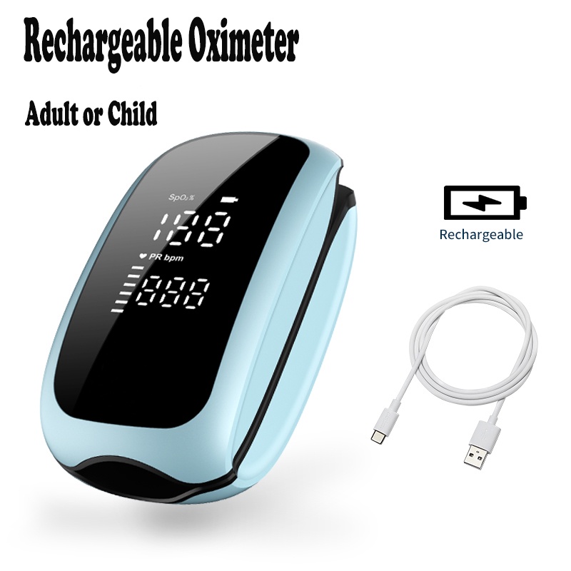 Rechargeable Medical Pulse Oximeter on the Finger for Child Baby and ...