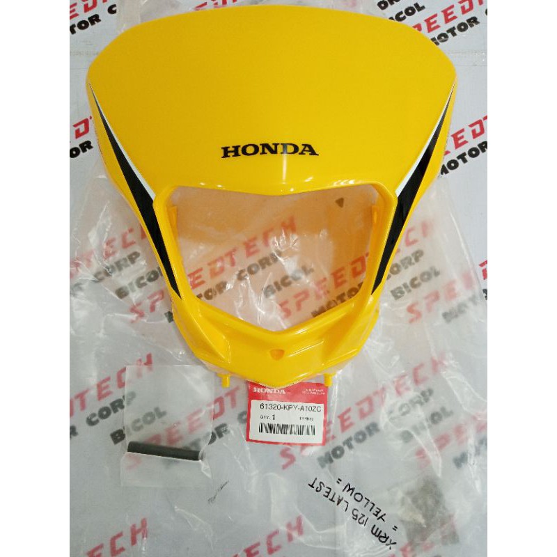 XRM125 LATEST HEADLIGHT COWLING (HPI) (GENUINE: 61320-KPY-A10Z / 61320 ...