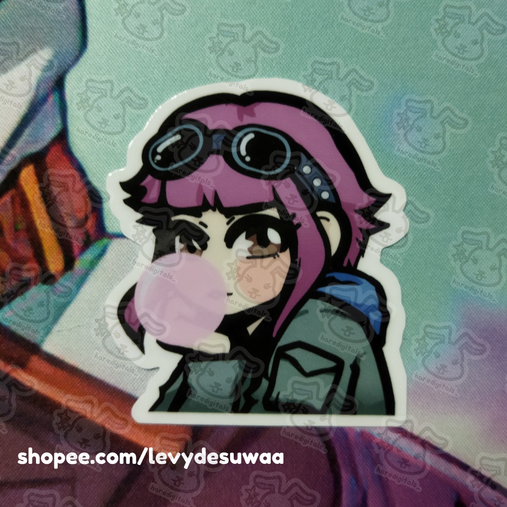 Ramona Flowers Chibi Water-resistant Vinyl Glossy Sticker | Shopee ...