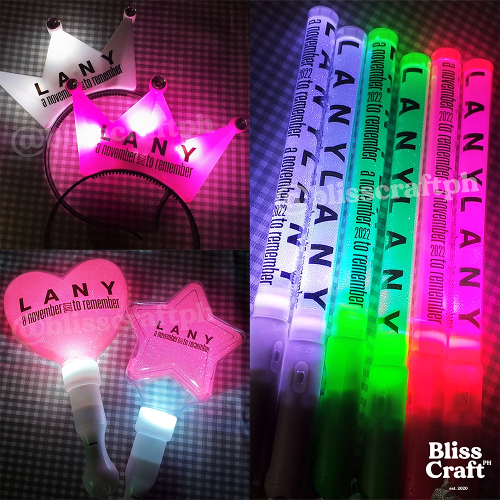[COD] LANY 2022 Concert Light Stick Crown Headband LED Blinking ...