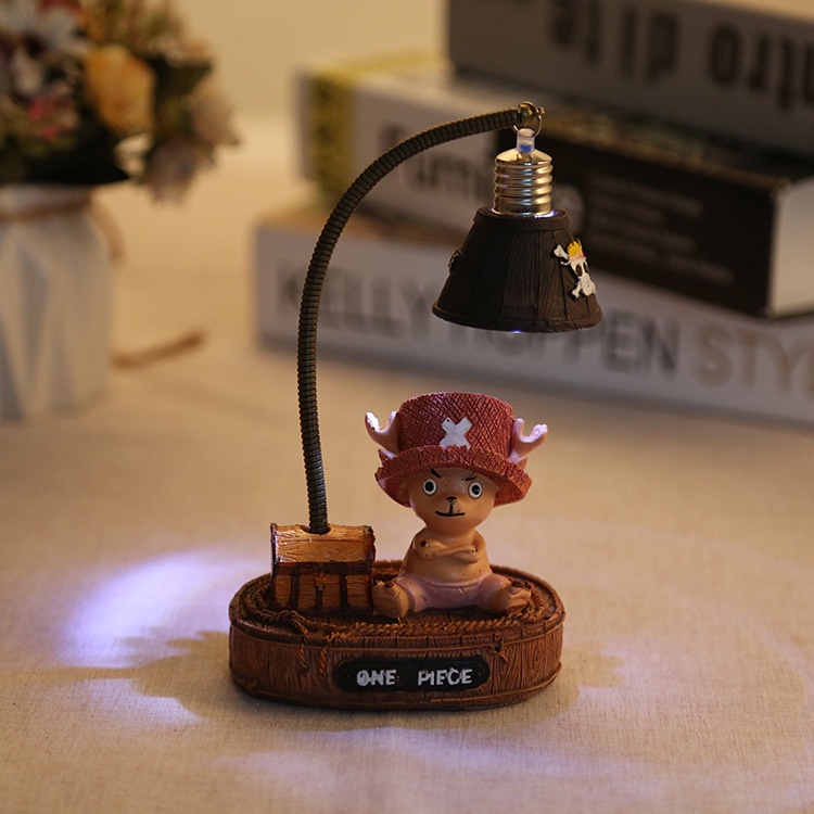 Anime One Piece Night Light Luffy Japanese Desktop Decoration Resin ...