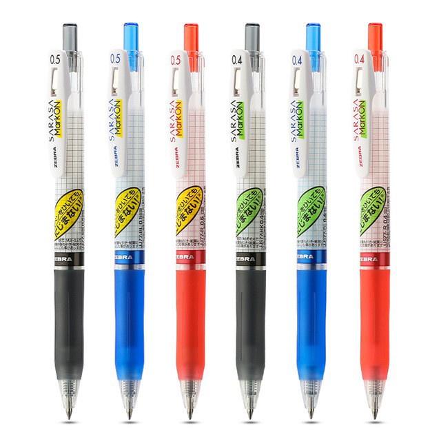 Zebra Japan Sarasa MARK ON Gel Pen [0.4mm, 0.5mm] | Shopee Philippines