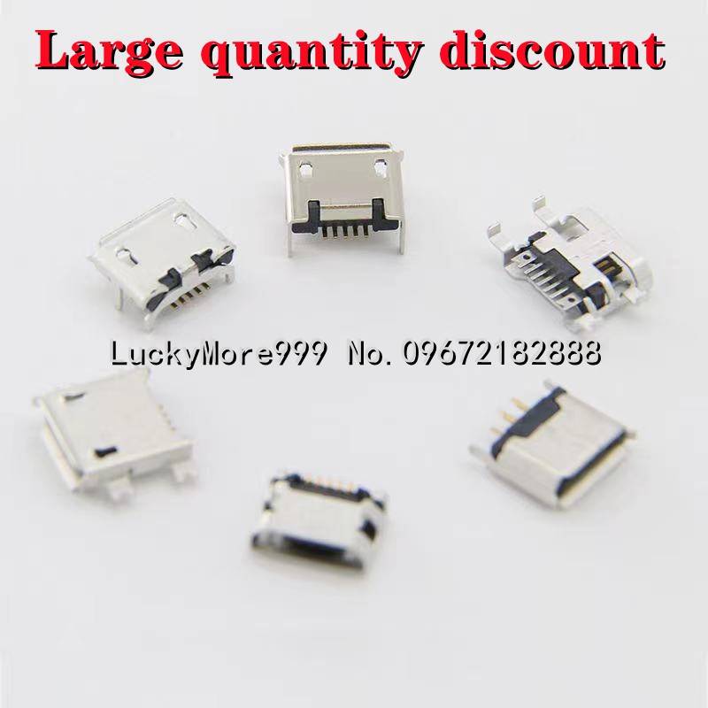 CHARGING PORT FOR MOBILE PHONE Micro 5Pin Charging Port Micro 5 Pin ...