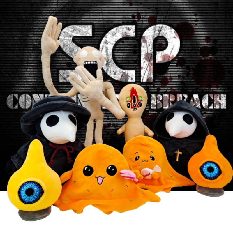 55cm Scp Foundation Plague Doctor Series Tickle Monster Plush Toys SCP ...